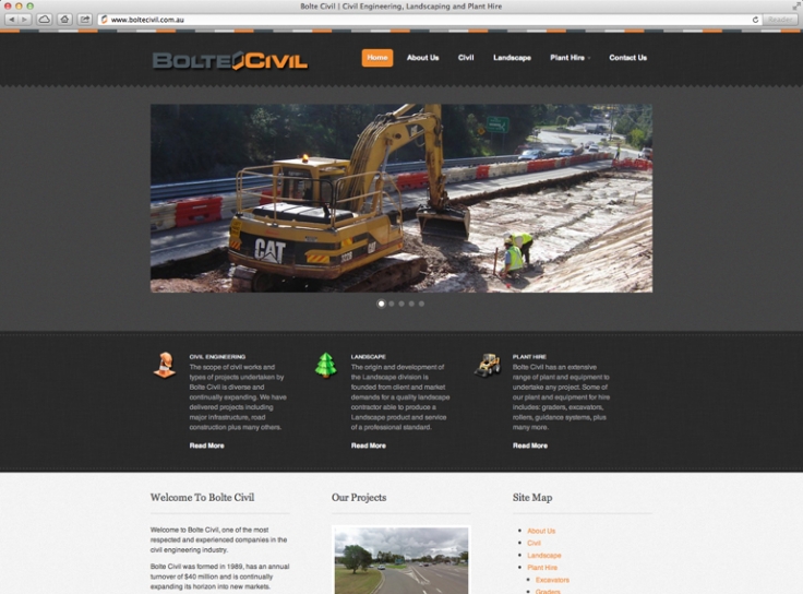 Bolte Civil - InBlue Web Media